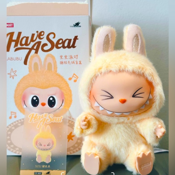 Other | Pop Mart Labubu Have A Seat Plush Toy Sisi Sealed Bag | Poshmark